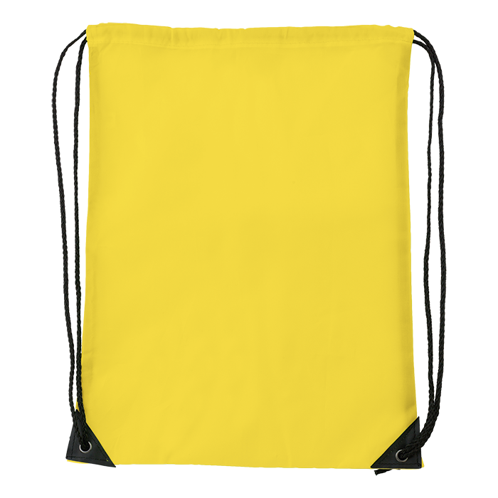 Drawstring Bag With Black Corners - Gift Brands